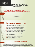 Modèle de PROTOCOLE DE RECHERCHE | PDF | Science