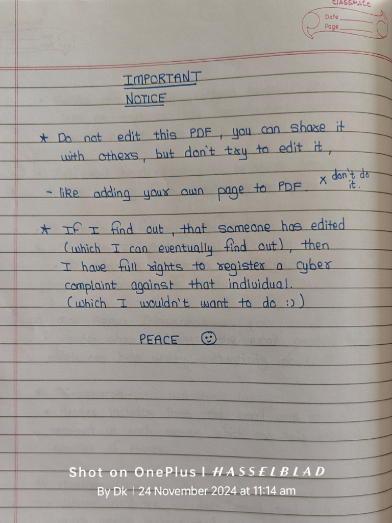 Bct Unit 3 4 Notes By Dk Pdf