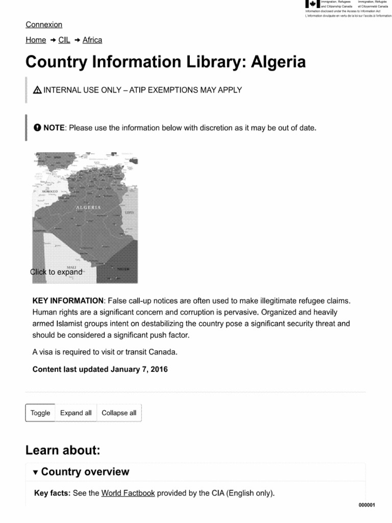 IRCC Country Information Library | PDF | Identity Document | Birth ...