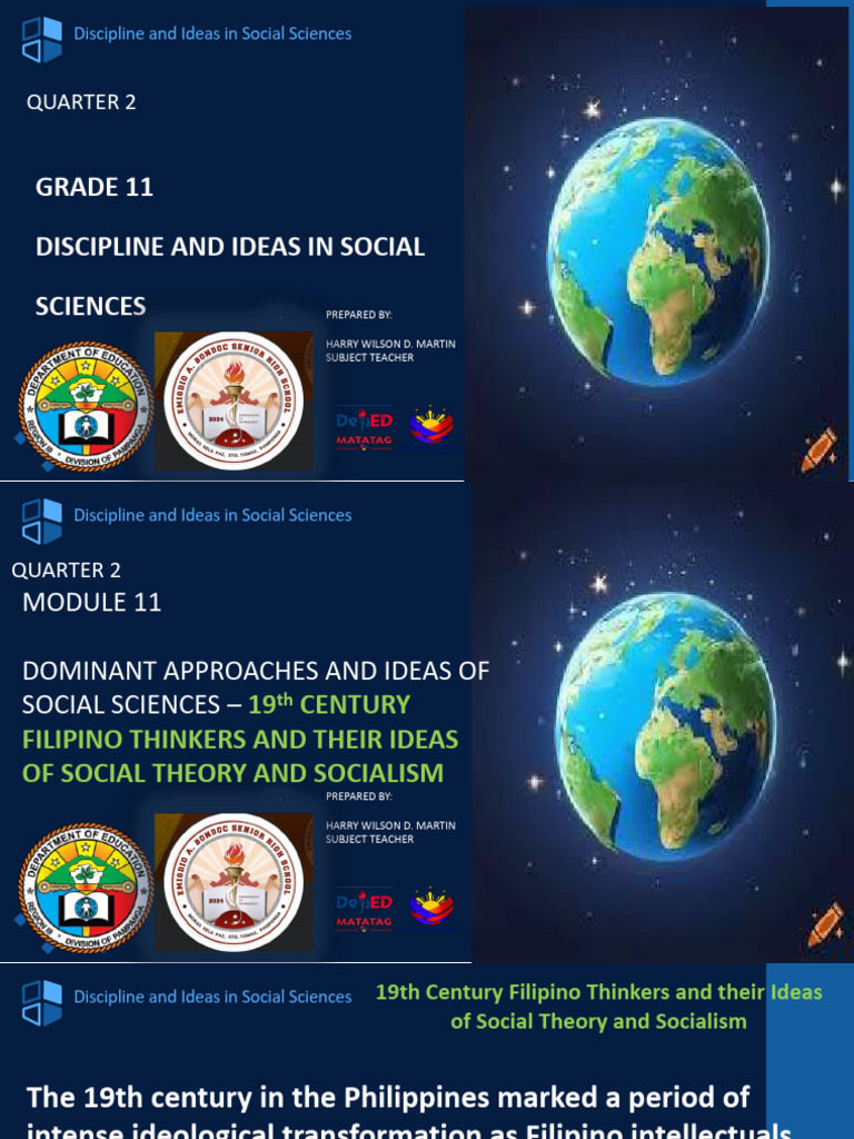 QUARTER 2 MODULE 11 19th CENTURY FILIPINO THINKERS | PDF | Socialism | Social Theory