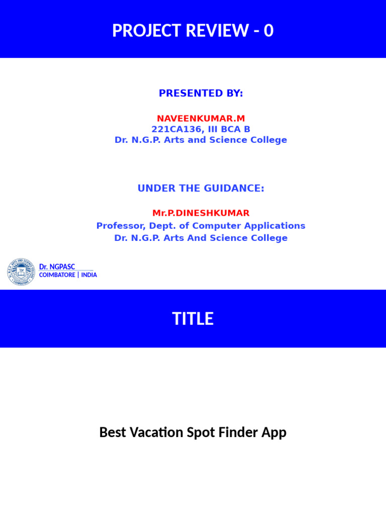 Review I | PDF | Python (Programming Language) | Usability