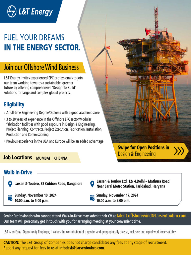 Walk in Drive - Offshore Wind Business | PDF | Engineering