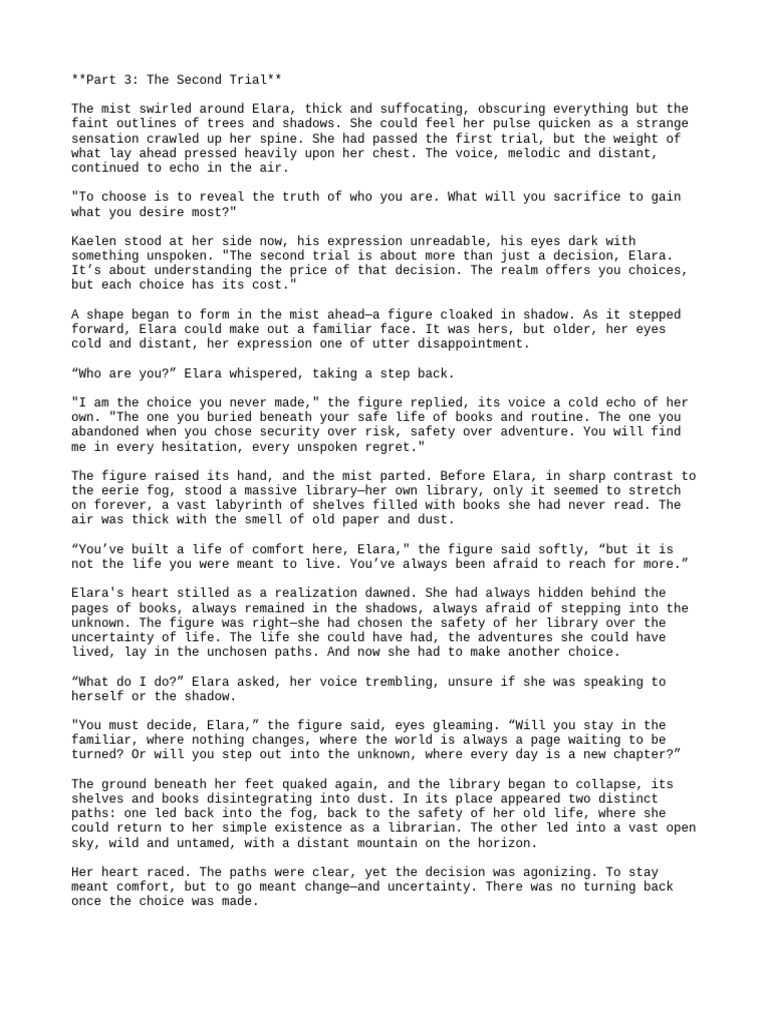Part 3 The Second Trial | PDF