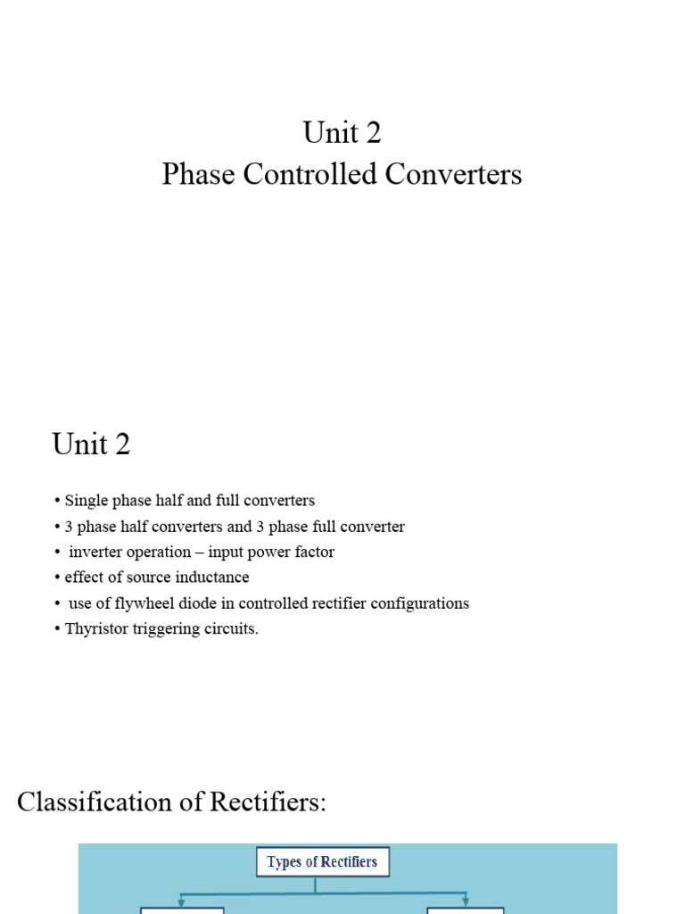 PSD unit 2 | PDF | Rectifier | Electrical Components