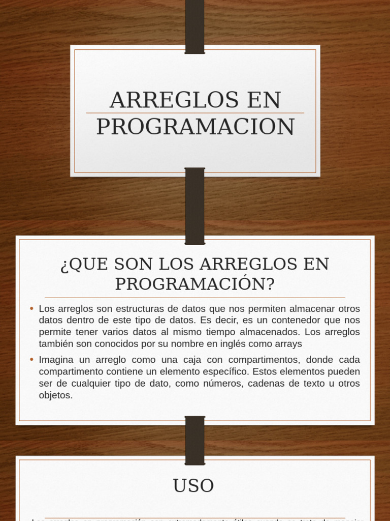 Arreglos en Programacion | PDF | Matriz (Matemáticas) | Informática