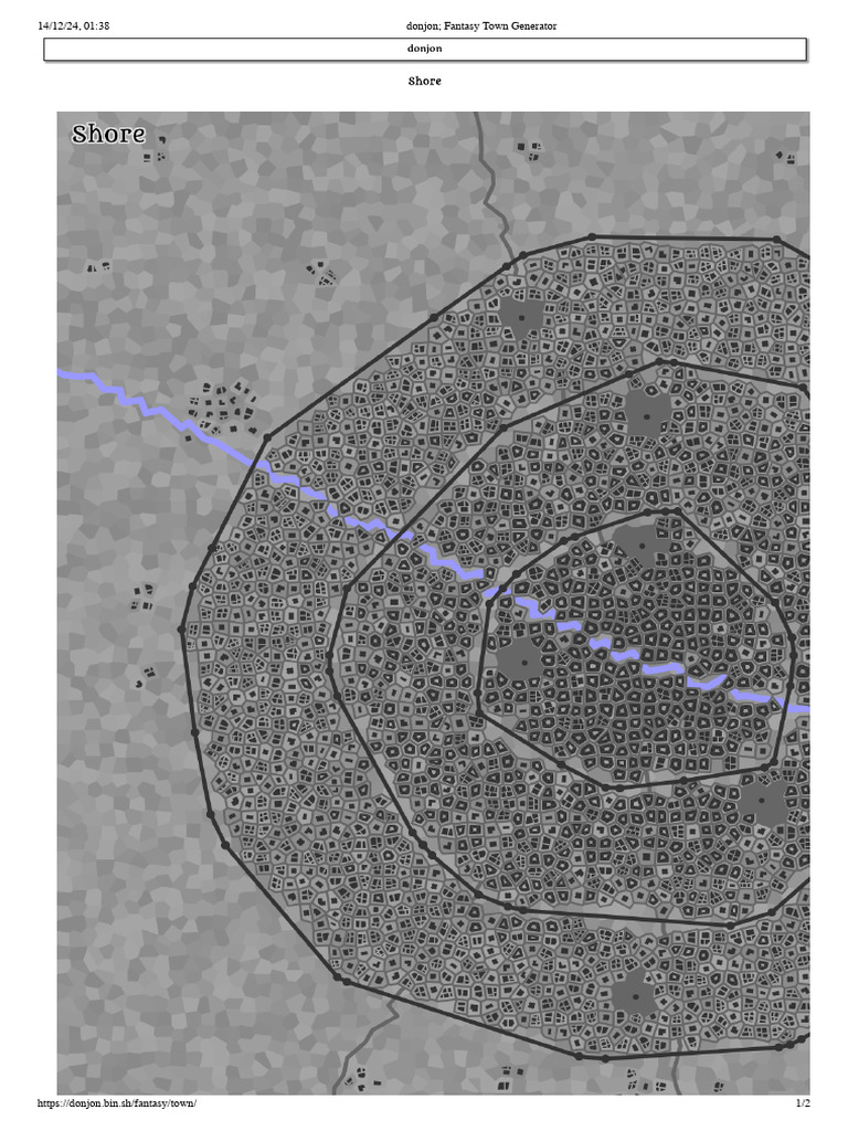 Fantasy Town Generator Tool | PDF