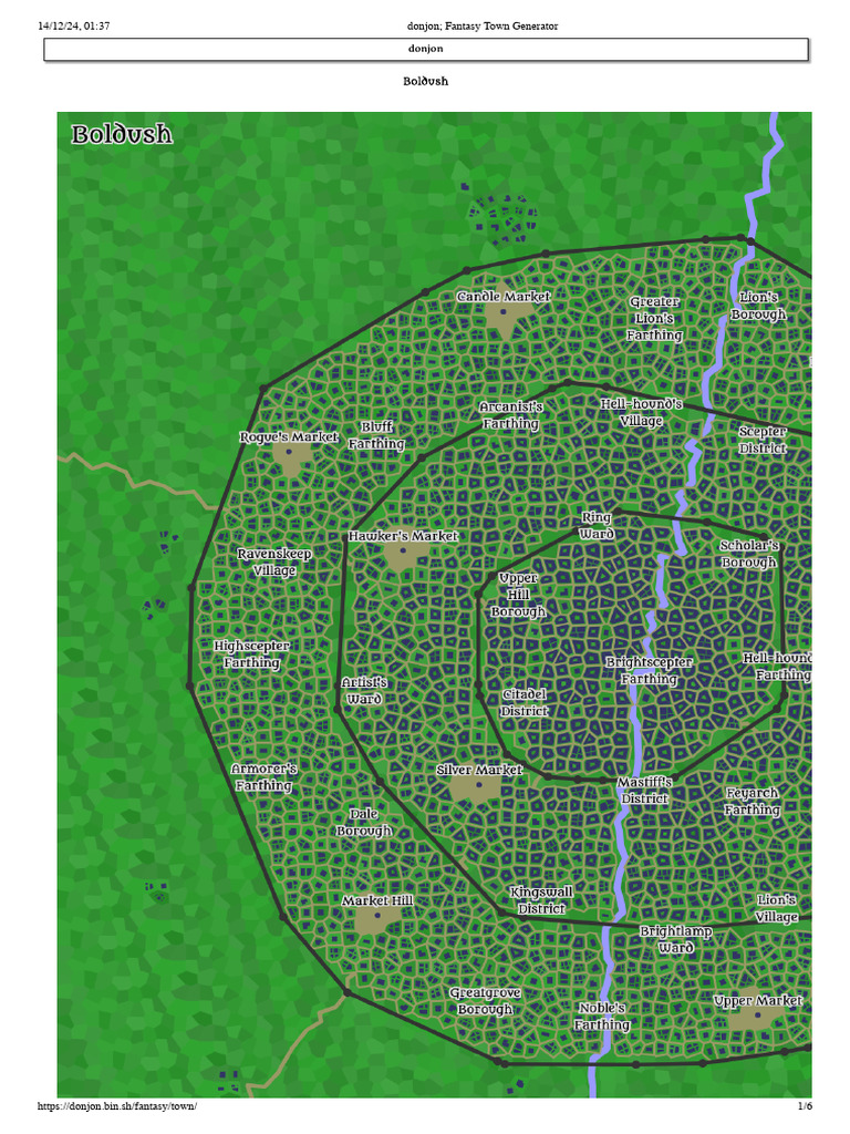 Fantasy Town Generator Guide | PDF | Elf (Dungeons & Dragons) | Clothing