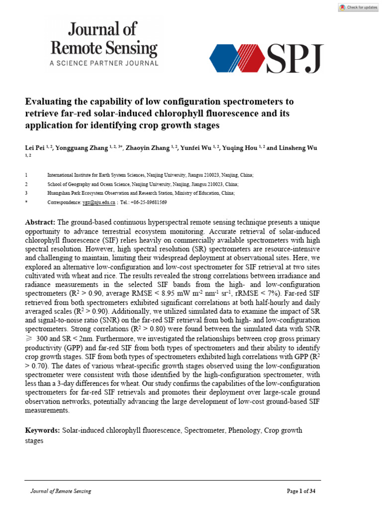 Evaluating the capability of low configuration spectrometers | PDF ...