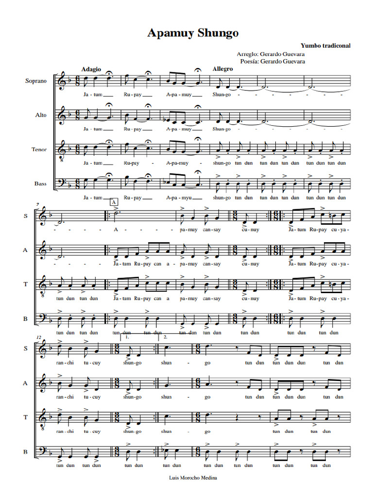 Apamuy Shungo - Mus | PDF