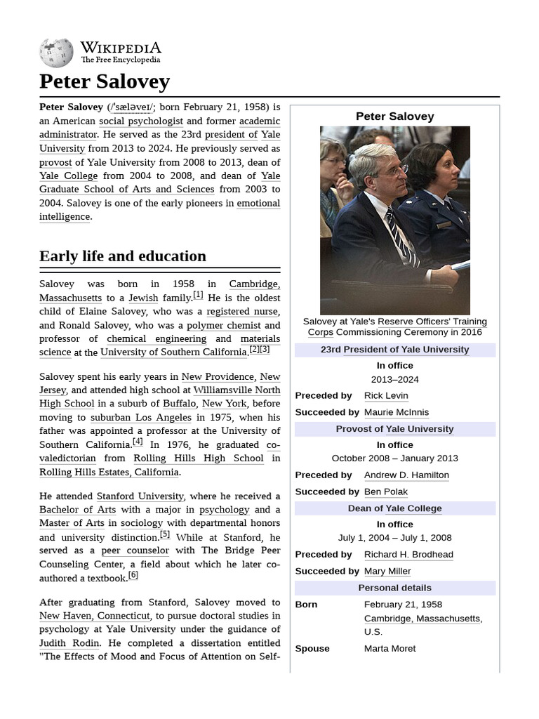 Peter_Salovey | PDF | Psychology