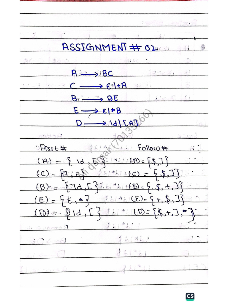 Solution Compiler Assignment#02 | PDF