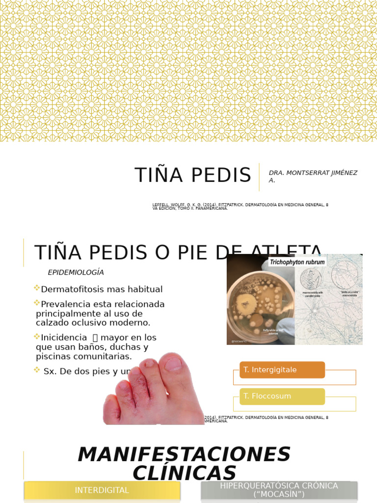 Tiña Pedis | PDF | Epidemiología | Enfermedades y trastornos