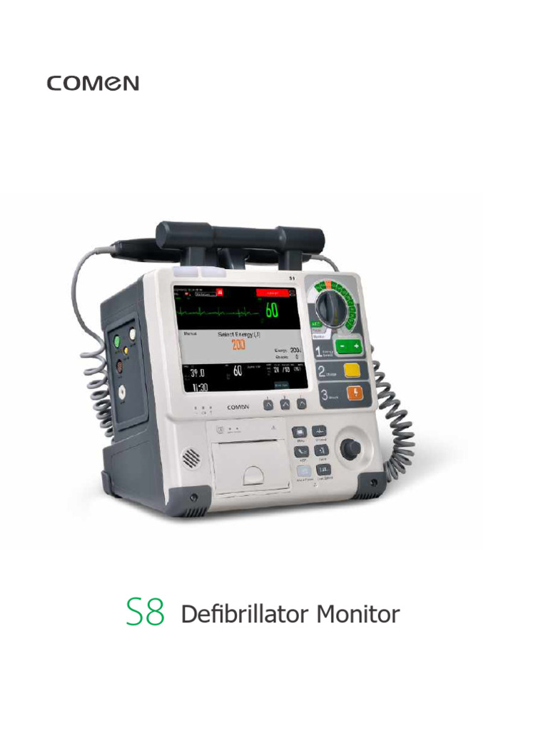S8 Defibrillator Monitor Overview | PDF | Cardiology | Clinical Medicine
