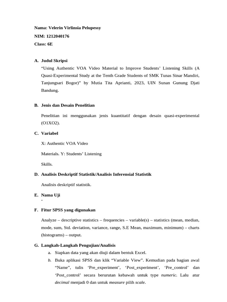 Velerin Virlinsia P - PBI - 6E - Review Descriptive Data Analysis ...