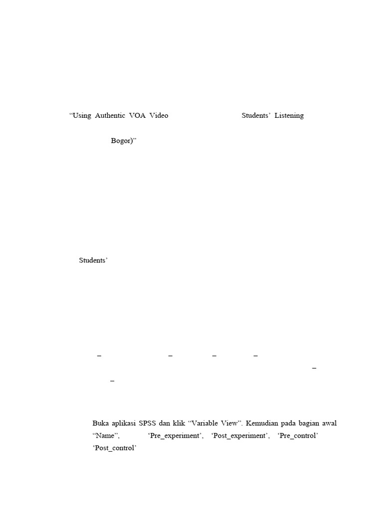 Video VOA Tingkatkan Listening Siswa | PDF