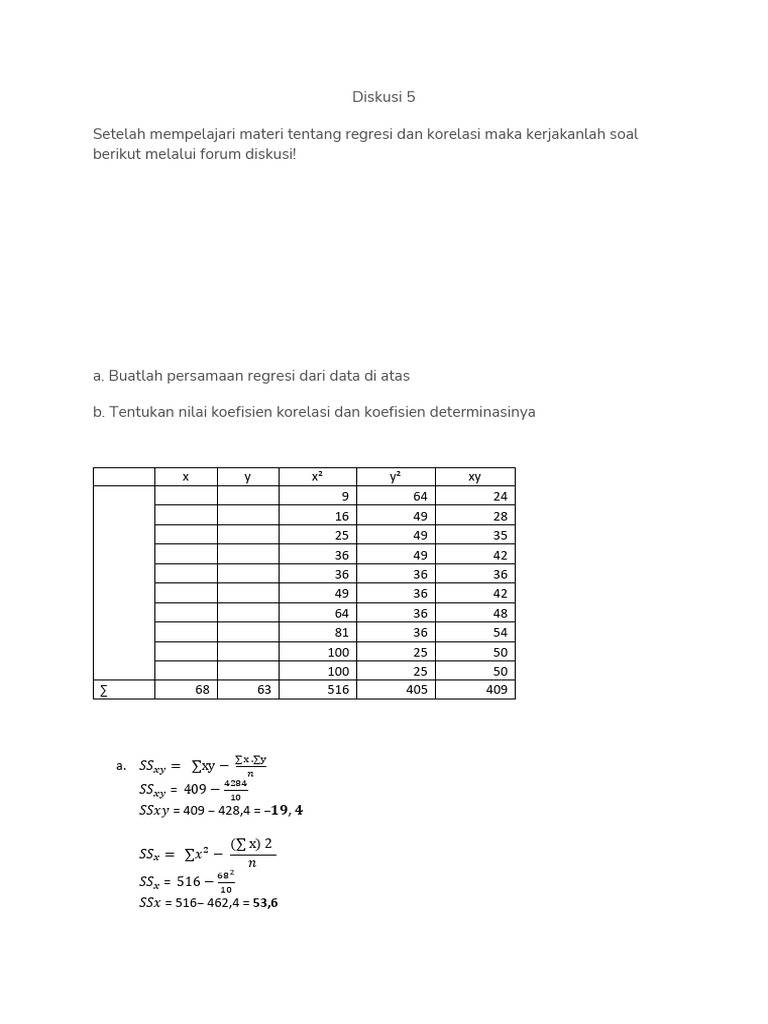 Tugas Diskusi 5 Statiska | PDF