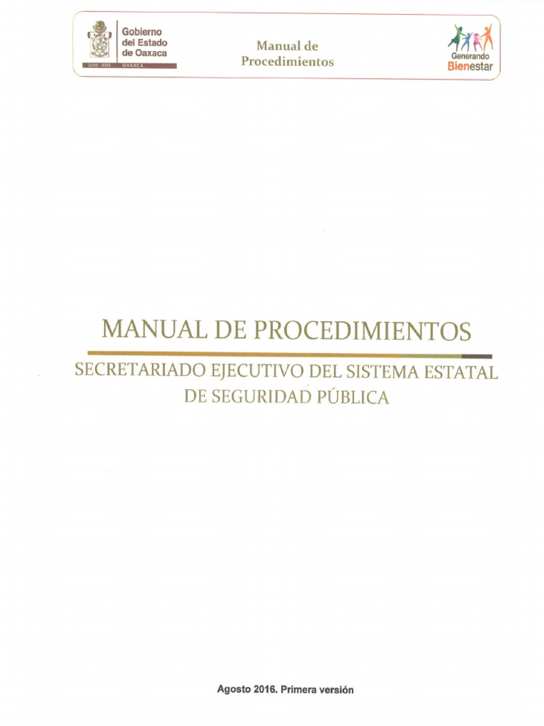 Manual de Procedimientos | PDF