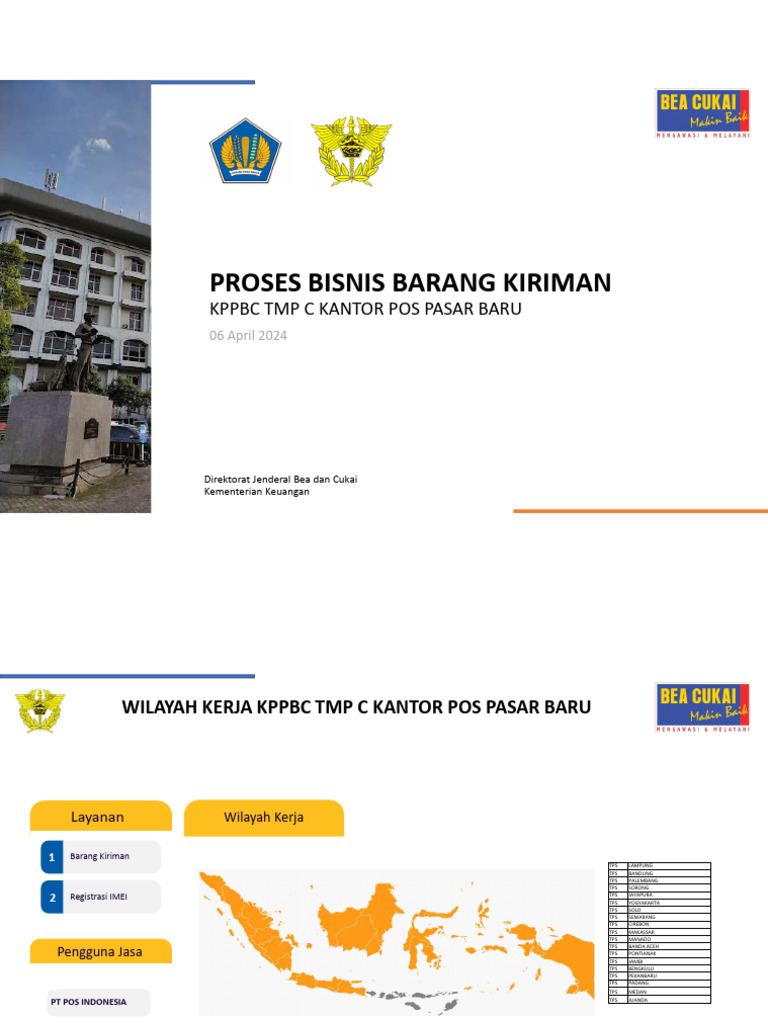 Proses Bisnis Barang Kiriman | PDF