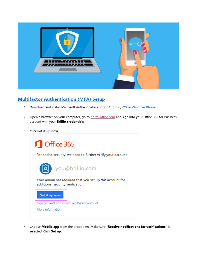 How To Set Up MFA | PDF