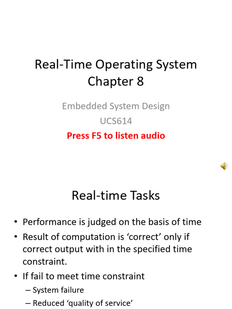 Real-Time Task Management in RTOS | PDF | Real Time Computing | Computing