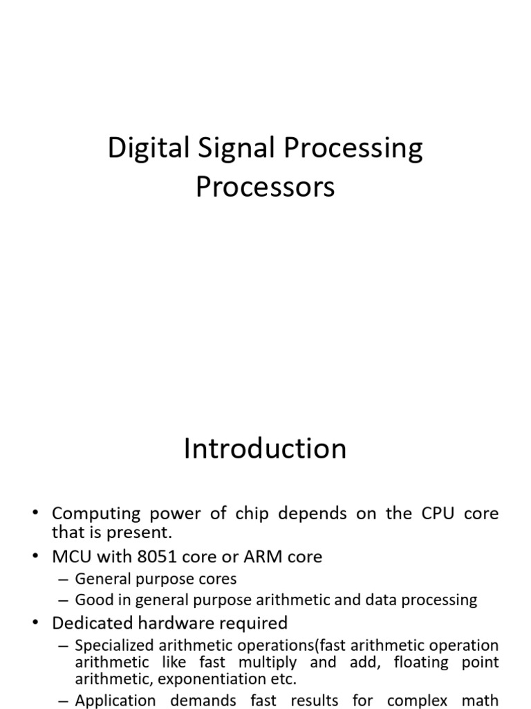 chap15 | PDF | Digital Signal Processor | Central Processing Unit