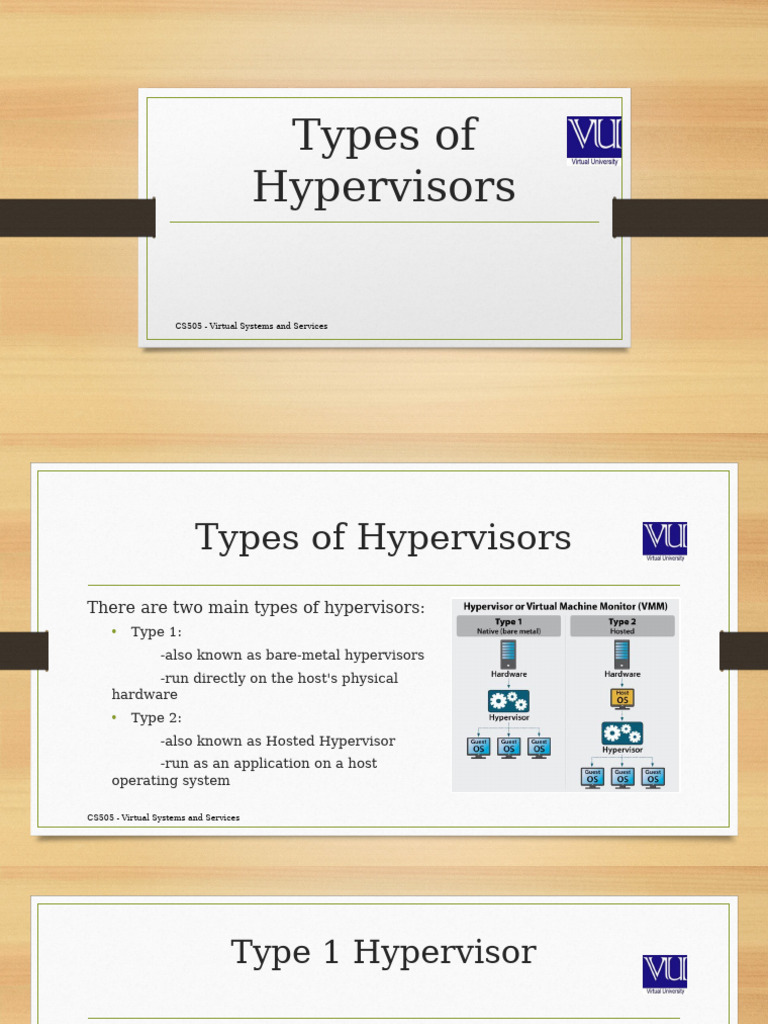 6 - 2 - 3 Types of Hypervisors | PDF