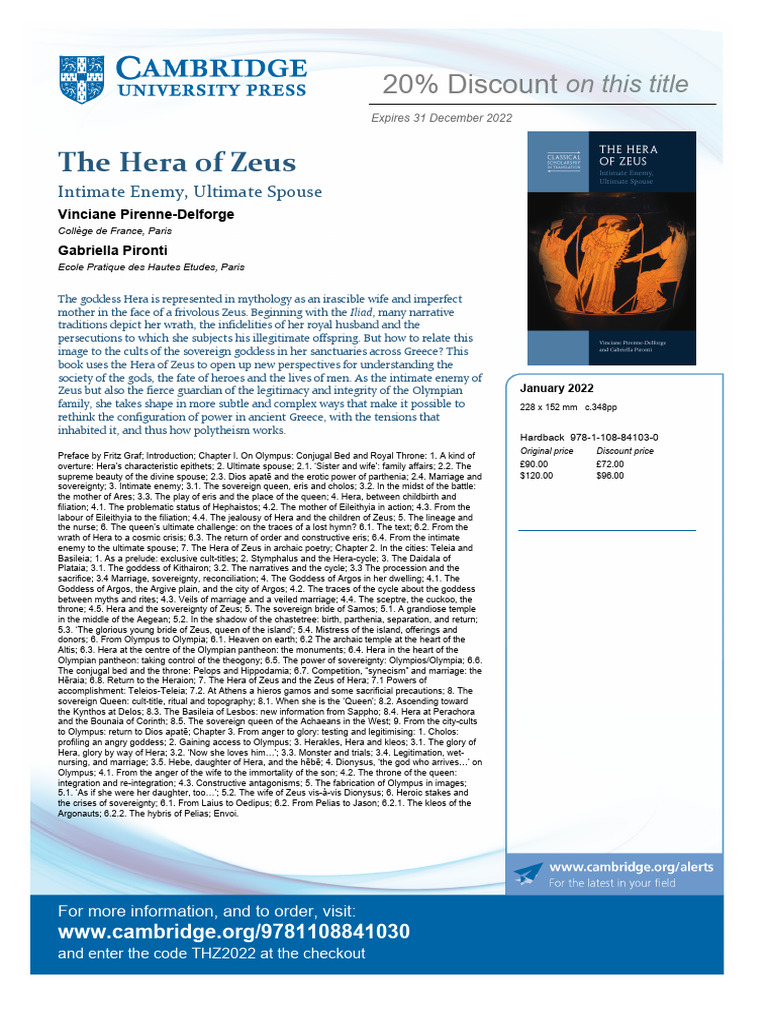 The_Hera_of_Zeus_intimate_enemy_ultimate | PDF | Hera | Zeus