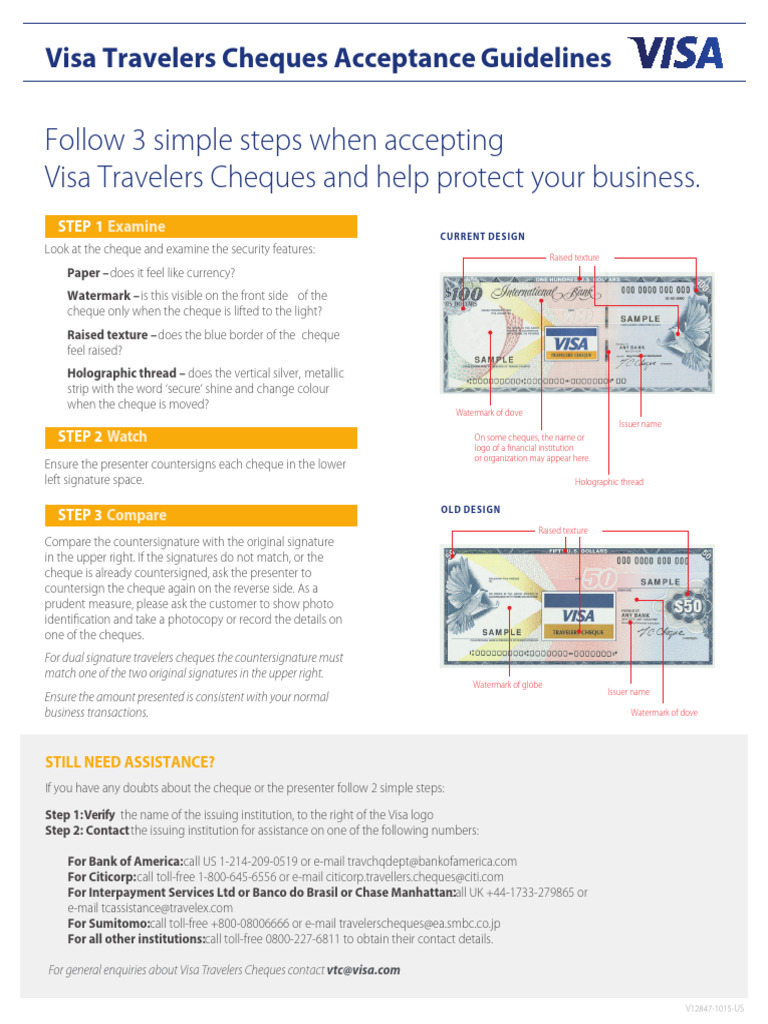 visa-tc-acceptance-guidelines | PDF | Cheque | Visa Inc.
