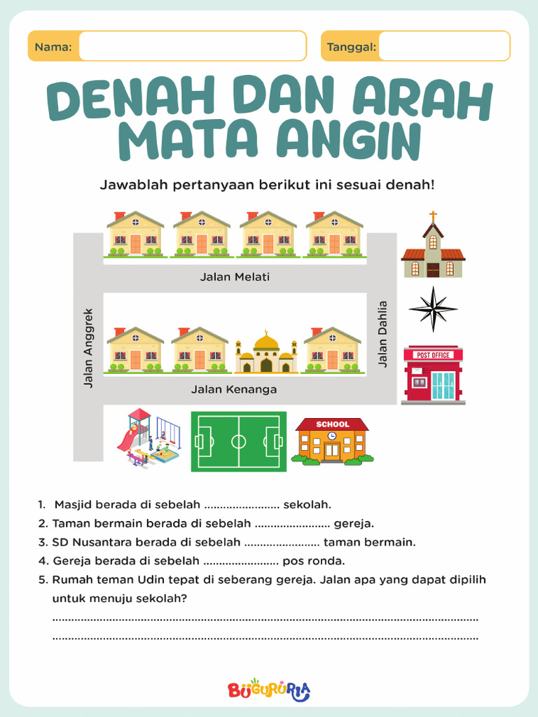 Denah Dan Arah Mata Angin | PDF