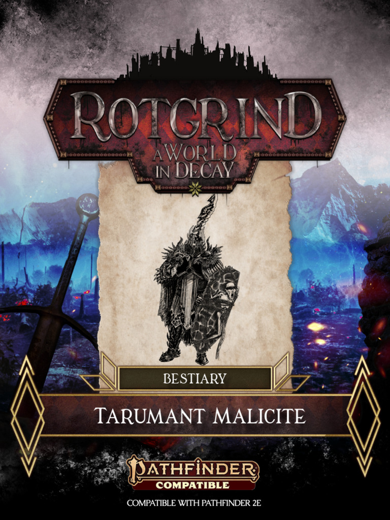 Rotgrind Bestiary Tarumant Malicite | PDF | License | Trademark