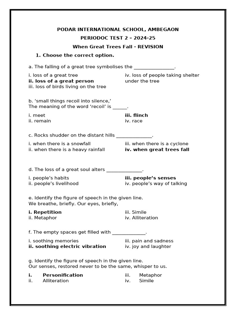 1732334390939.Revision_When Great Trees Fall | PDF | Feeling