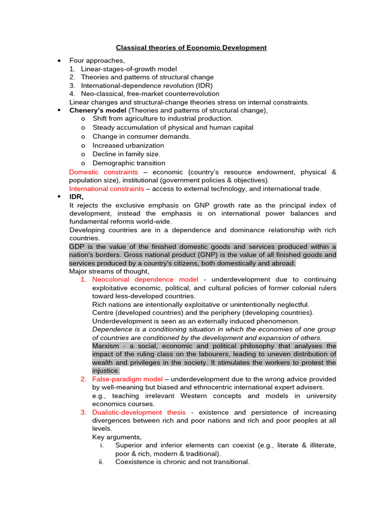 Economic Growth and Development | PDF | Economic Growth | Taxes