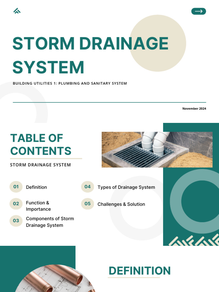 Storm Drainage System | PDF | Storm Drain | Drainage