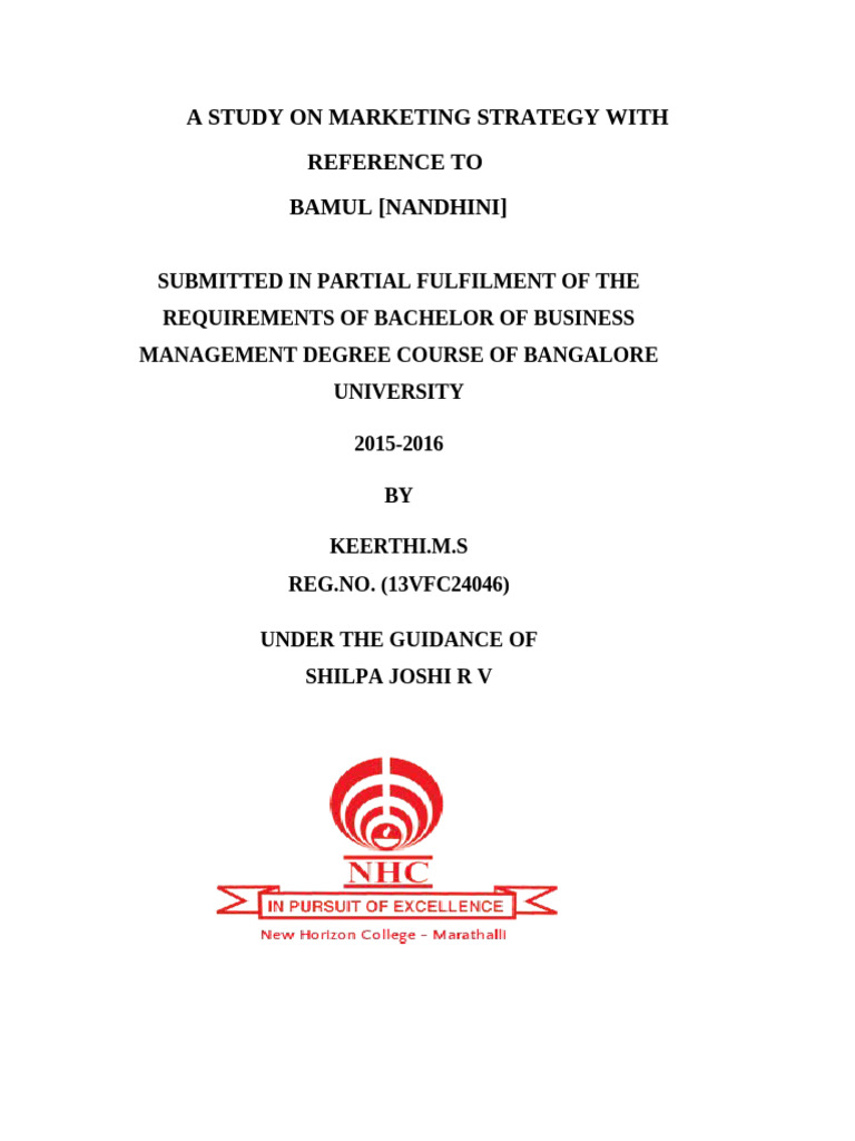 Bamul PDF | PDF | Marketing | Marketing Strategy