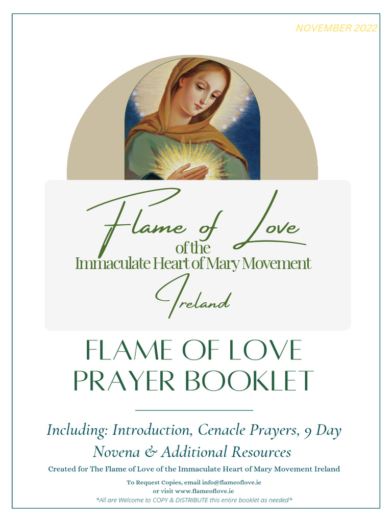 FOL Prayer Booklet (A5 Document) | PDF | Mary, Mother Of Jesus | Rosary
