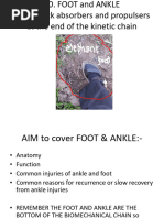 Foot and Ankle Examination Template 21 - 22 | PDF | Foot | Ankle