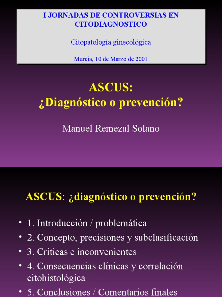 3 Ascus | PDF | Diagnostico medico | Biología