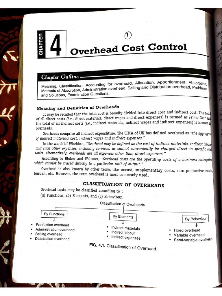 Overheads | PDF
