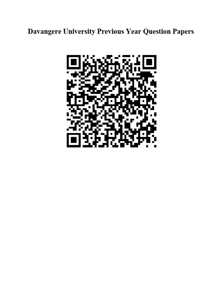 Davangere Univ Exam Prep Papers | PDF