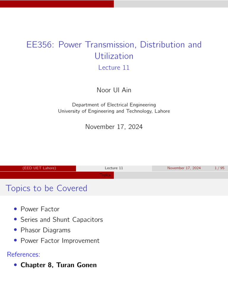 Lec11 Distribution | PDF | Electronic Engineering | Electrical Equipment