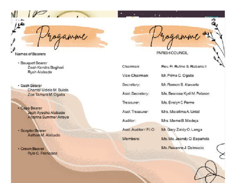 Ifi Fiesta Queen Program | PDF