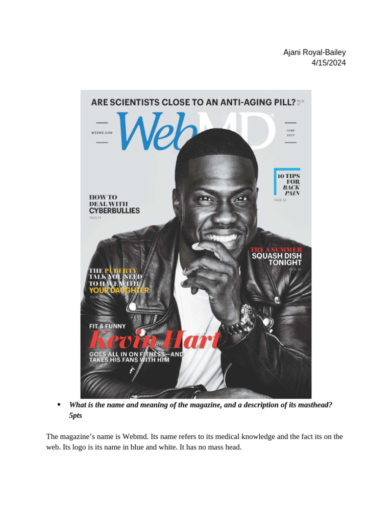 Magazine Assignment | PDF