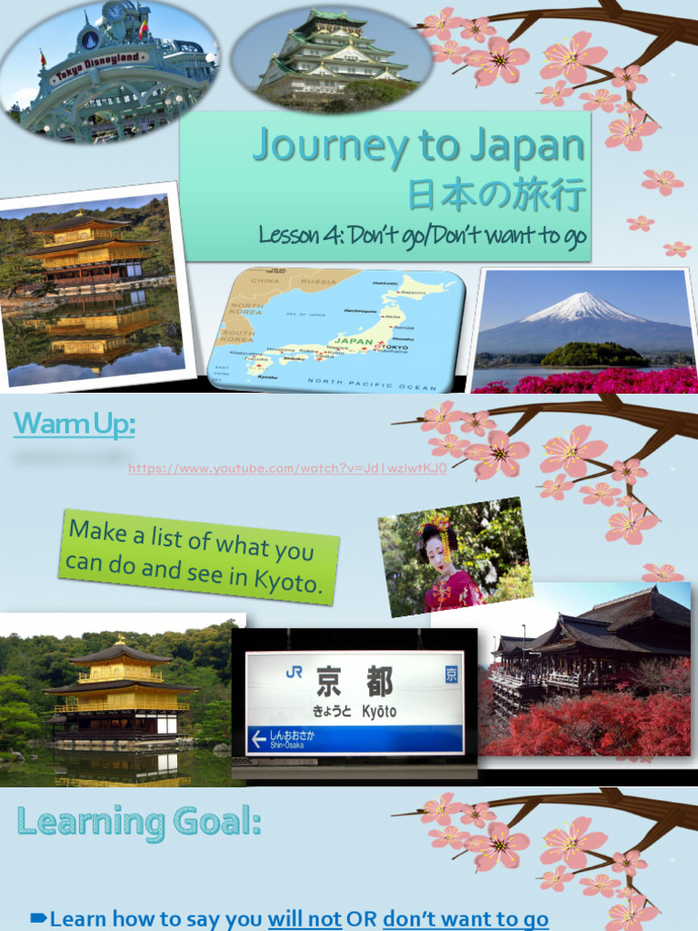 3.2B Lesson 4 - Don't Go, Not Want To Go (Demo, Shikashi) | PDF ...