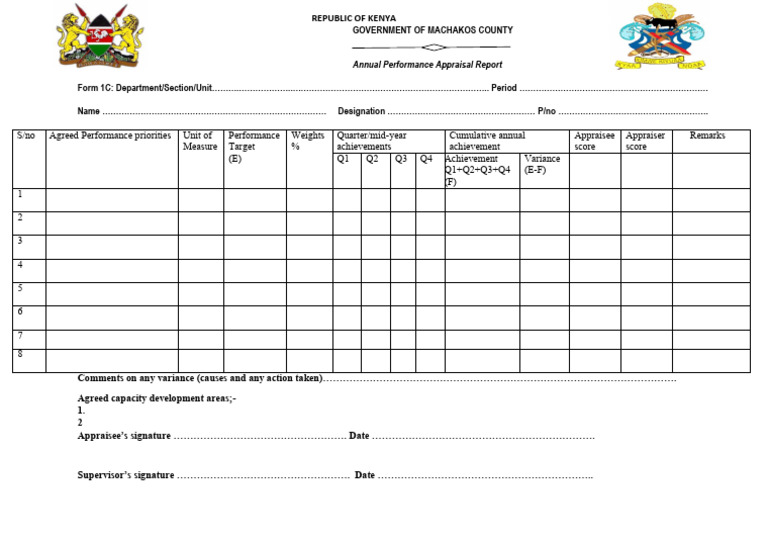 Form 1 C | PDF