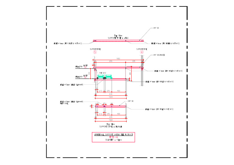 Detail Support Untuk Tee Busduct | PDF