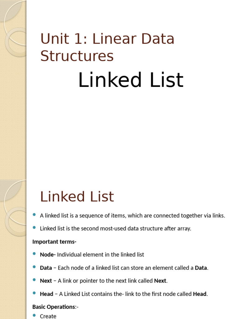 Linked List | PDF