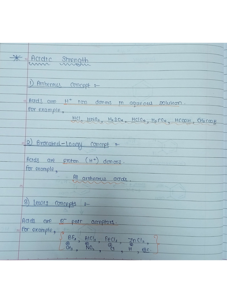 Acidic Strength - GOC | PDF