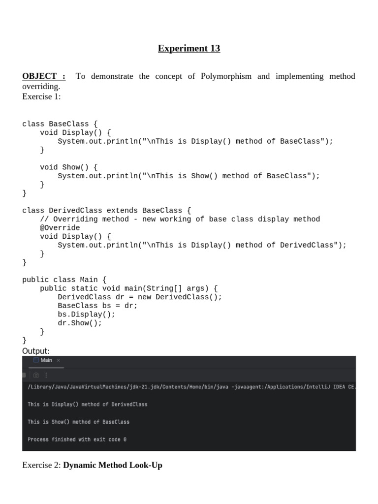 polymorphism | PDF | Method (Computer Programming) | Inheritance ... polymorphism | PDF | Method (Computer Programming) | Inheritance ...