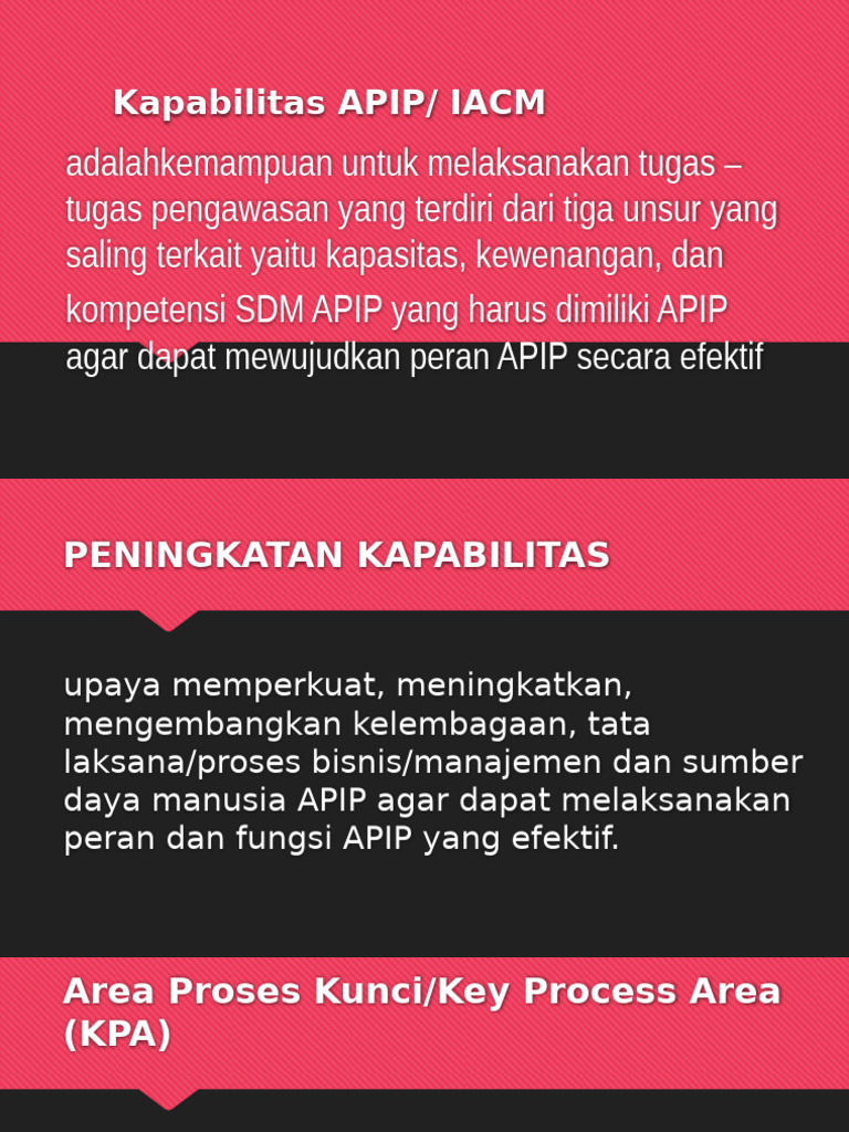 Kapabilitas dan Peran APIP dalam Pengawasan | PDF