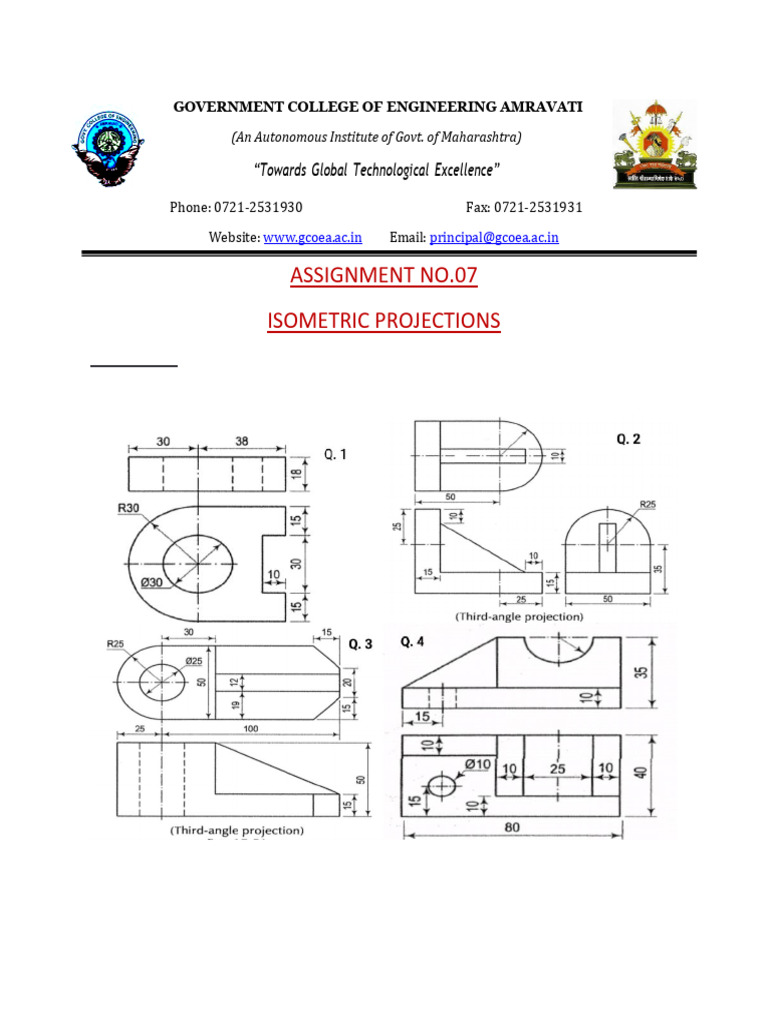 Isometric Assignments | PDF